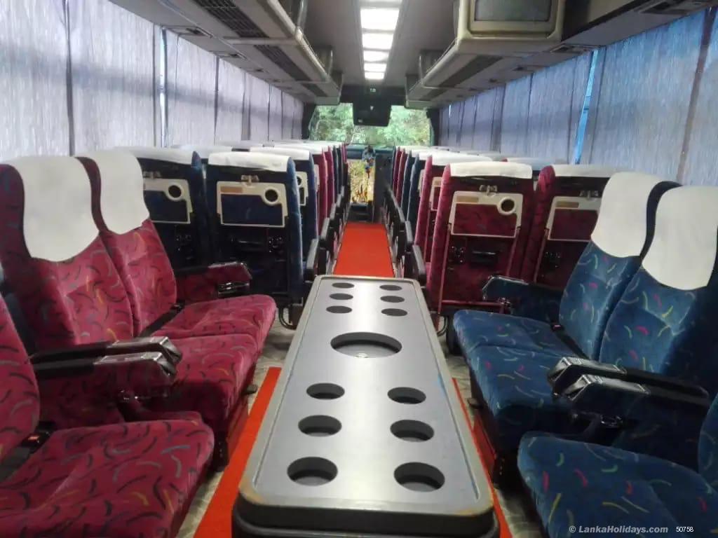 Sri Lanka Bus/Coach Rentals/Hire - VIP Luxury AC Tourist Bus for Hire